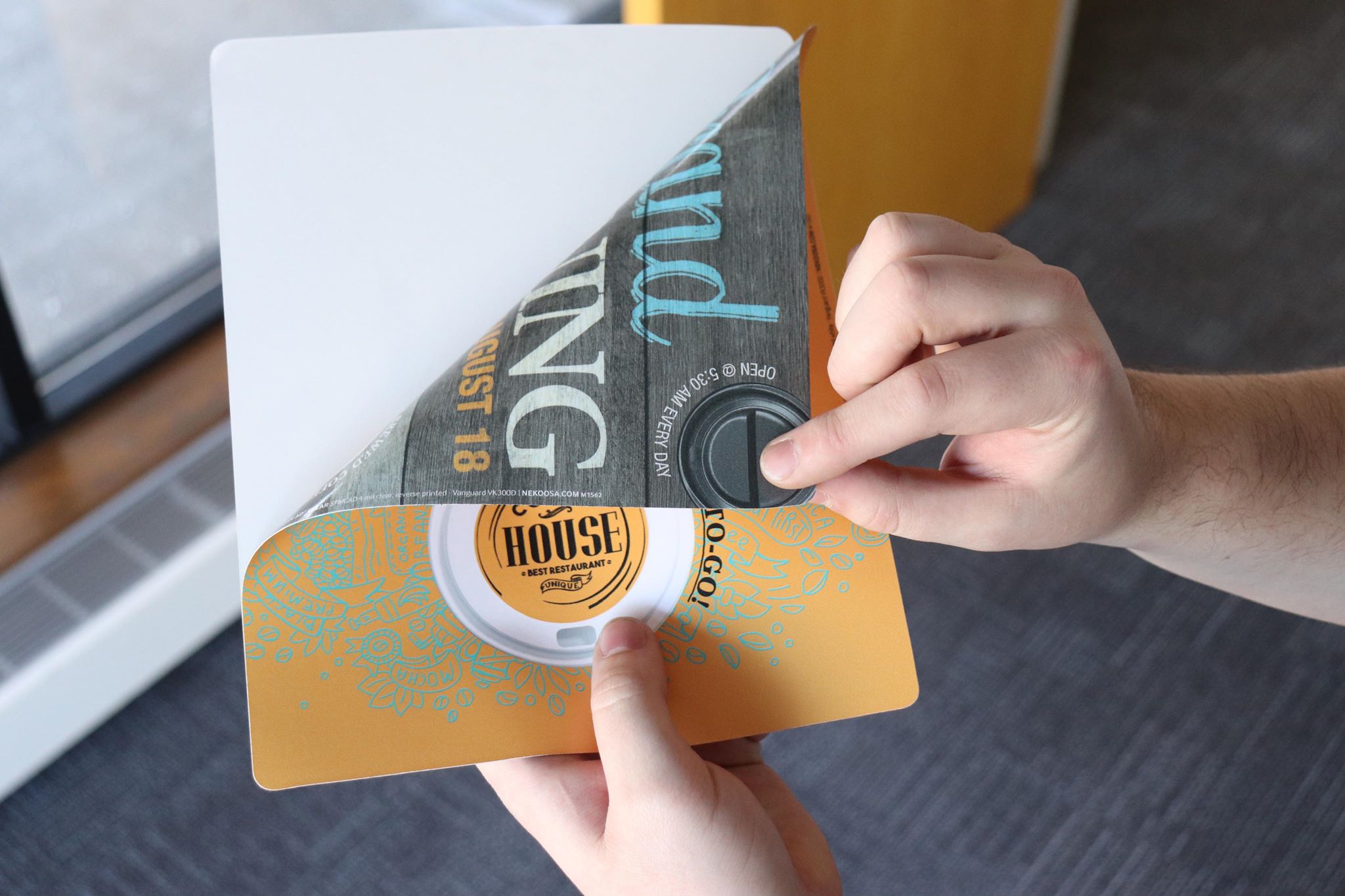 Vinyl Two Way Window Signage | Sign-Ad Opaque | Nekoosa